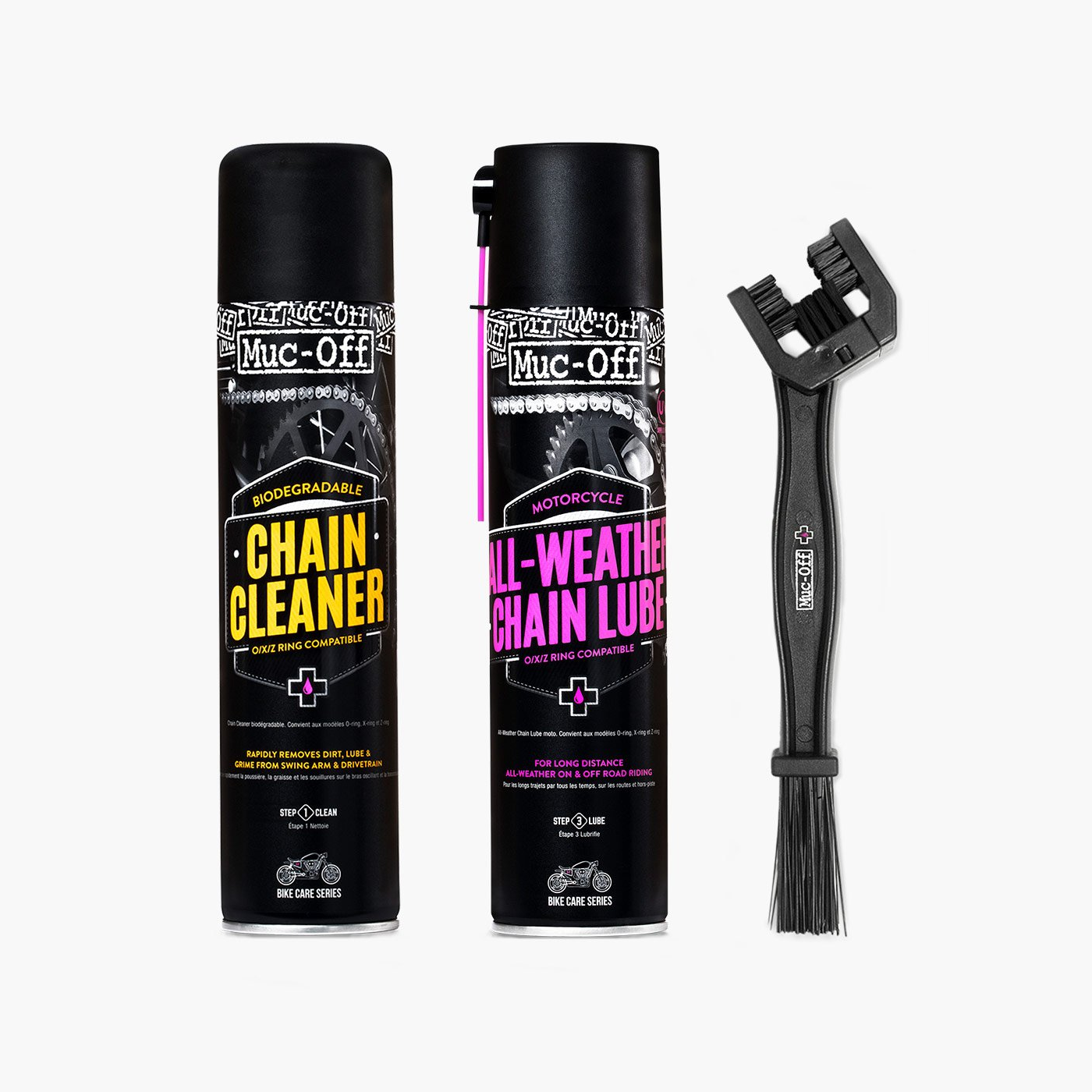 Motorcycle Chain Cleaning & Lube Kit | Motorcycle Bundle & Kits | Muc ...